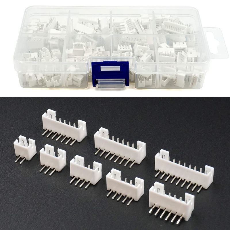PH 2.0mm Socket Kit Compatible with JST-PH 2.0mm Pitch Connectors Through-Hole Side Entry Type ...