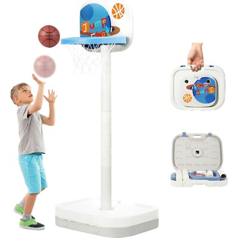 Basketball Hoop for Toddler Sports Adjustable Height Levels and Ring ...