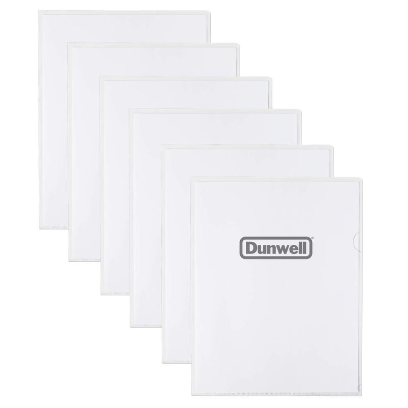 Dunwell Clear Plastic File Folder Sleeves, 36 Pack, 8.5x11 Letter Size ...
