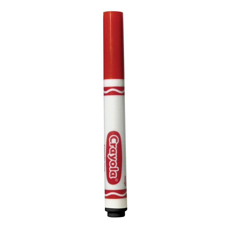 Crayola Broad Line Markers - Red (12ct), Markers for Kids, Bulk School ...
