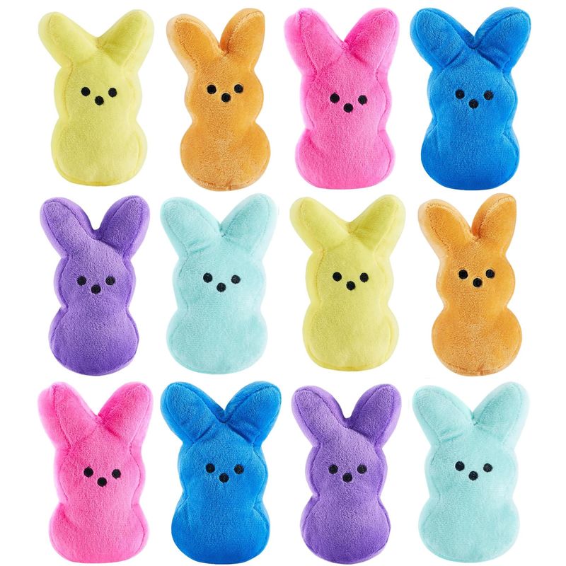 PERUKOYO 12PCS Easter Bunny Stuffed Plush,Easter Basket Stuffers Toys ...