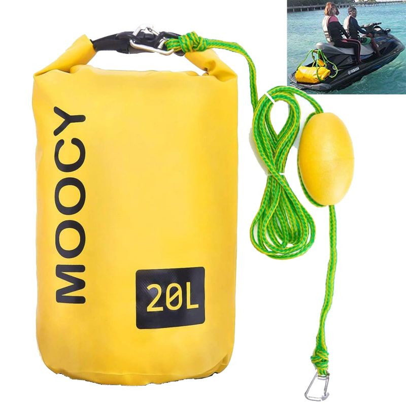 MOPHOEXII PWC Sand Bag Anchor & Dry Bag,2 in 1 Jet Ski Anchor Kit for ...