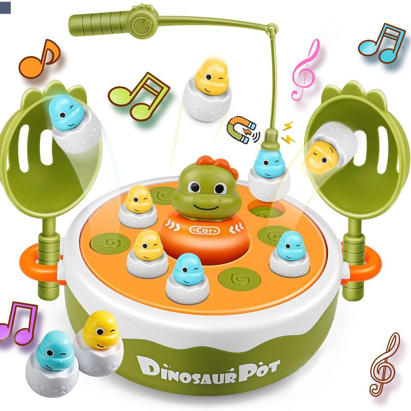 Strange Kingdom 4 In 1 Dinosaur Toys For Boys Operation Board Games Pop Up Sensory Toy Magnetic ...