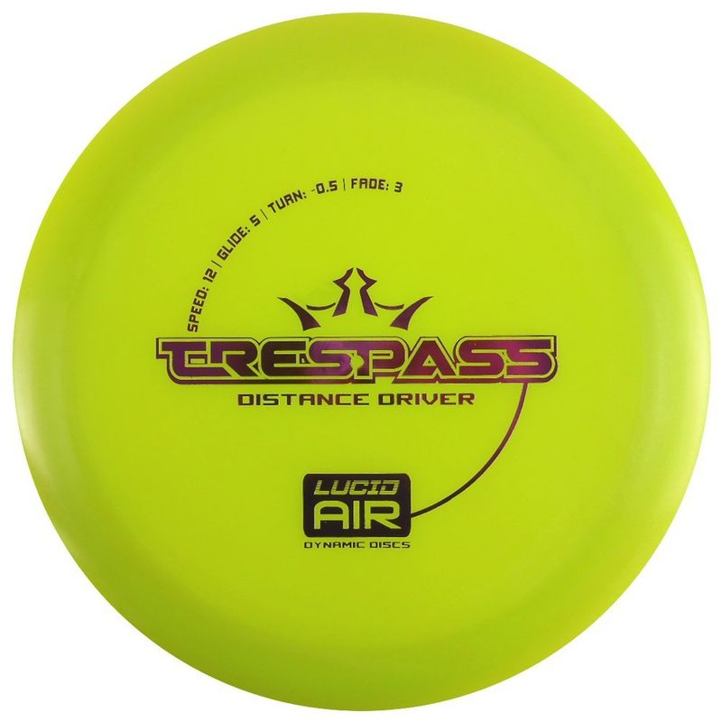 Dynamic Discs Lucid AIR Trespass Distance Driver Golf Disc [Colors May ...