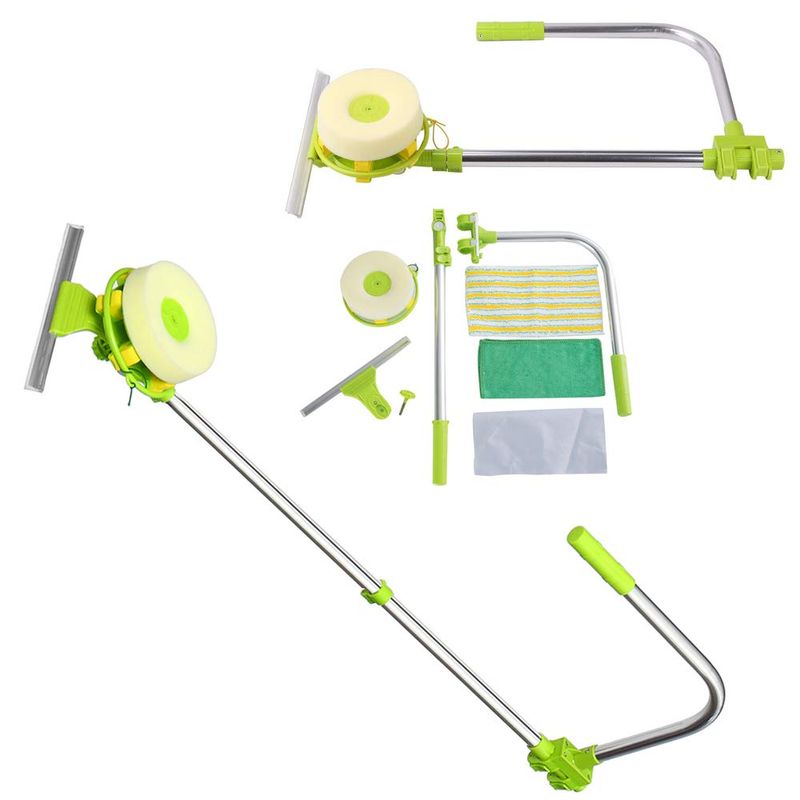 Window Cleaning Tool U Shaped Extendable High Rise Window Cleaner, 1.4m ...