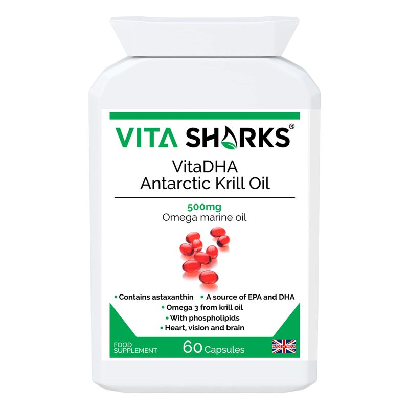 VitaDHA Antarctic Krill Oil a Potent Source of EPA, Astaxanthin & DHA ...