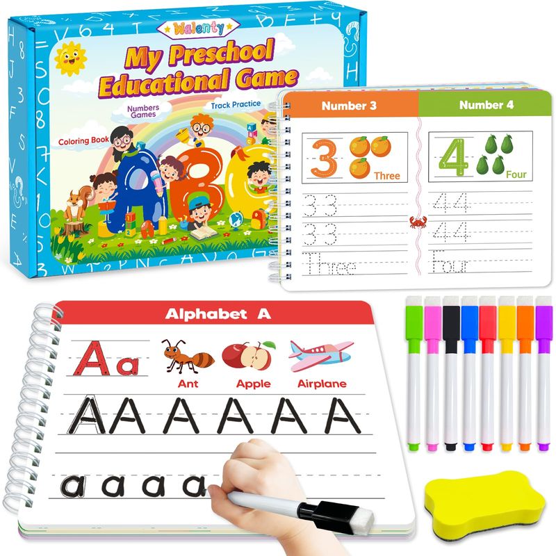 Walenty Preschool Learning Activities Kindergarten Workbooks, Toddler ...