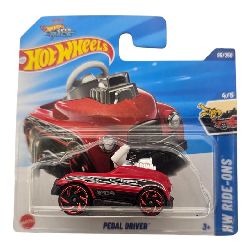 Hot Wheels Pedal Driver, HW Ride-Ons Series 4/5, Die-Cast Model Car ...