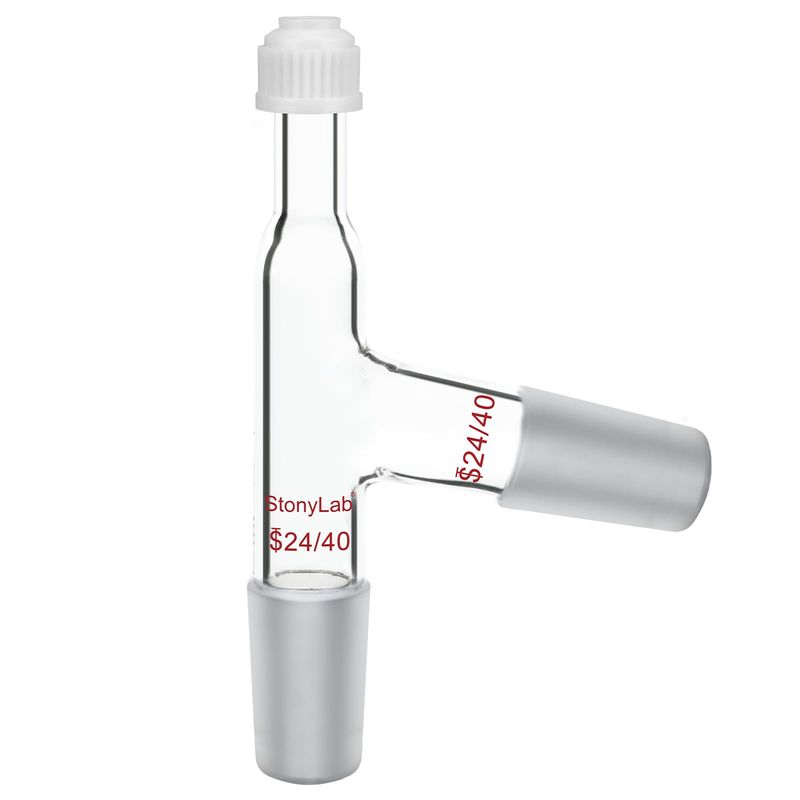 stonylab 3-Way Distillation Thermometer Adapter with 24/40 Joints and ...