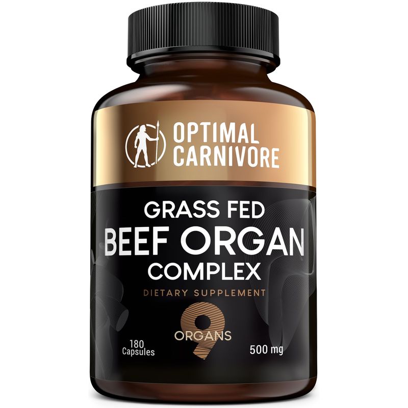 Grass Fed Beef Organs, Beef Organ Capsules, Beef Organ Supplement ...