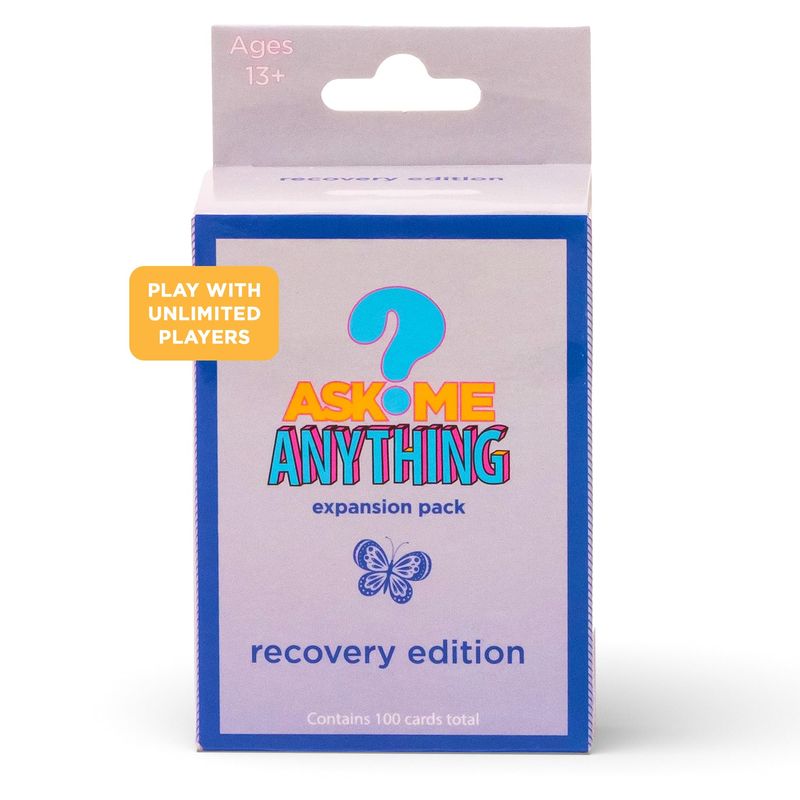 ASKMEANYTHING Recovery Pack Card Game - 100 Cards for Self-Improvement ...