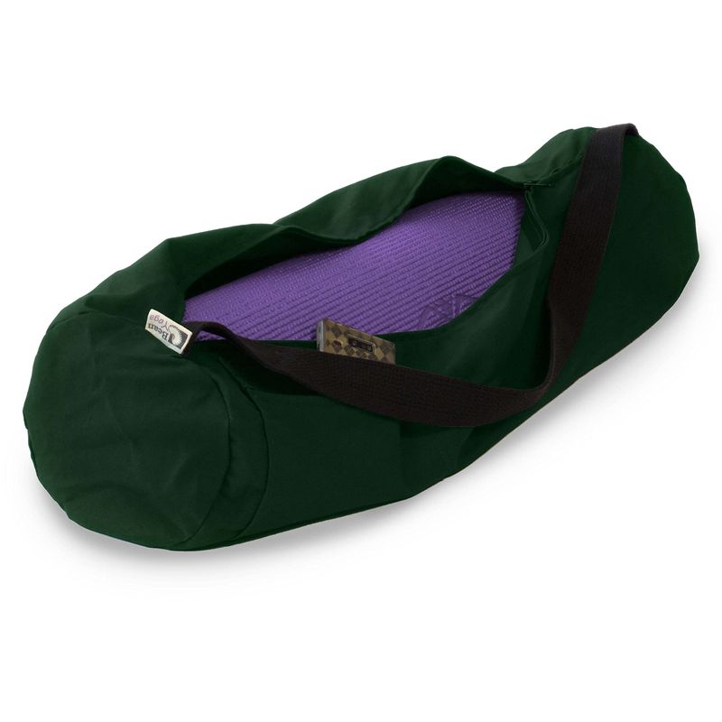 Bean Products Cotton Yoga Mat Bag for Superior Protection - Forest ...