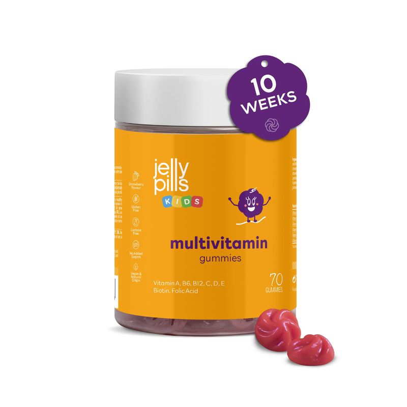 Jelly Pills® Multivitamin & Mineral Kids Gummies - No Added Sugars - 70 ...