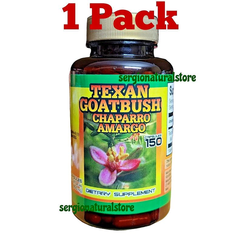 CHAPARRO AMARGO TEXAN GOATBUSH 150 Capsules Dietary Supplement - Online ...