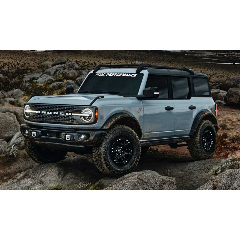 OEM M-1820-BRS White Front Windshield Banner Decal for 2021-2024 Ford ...