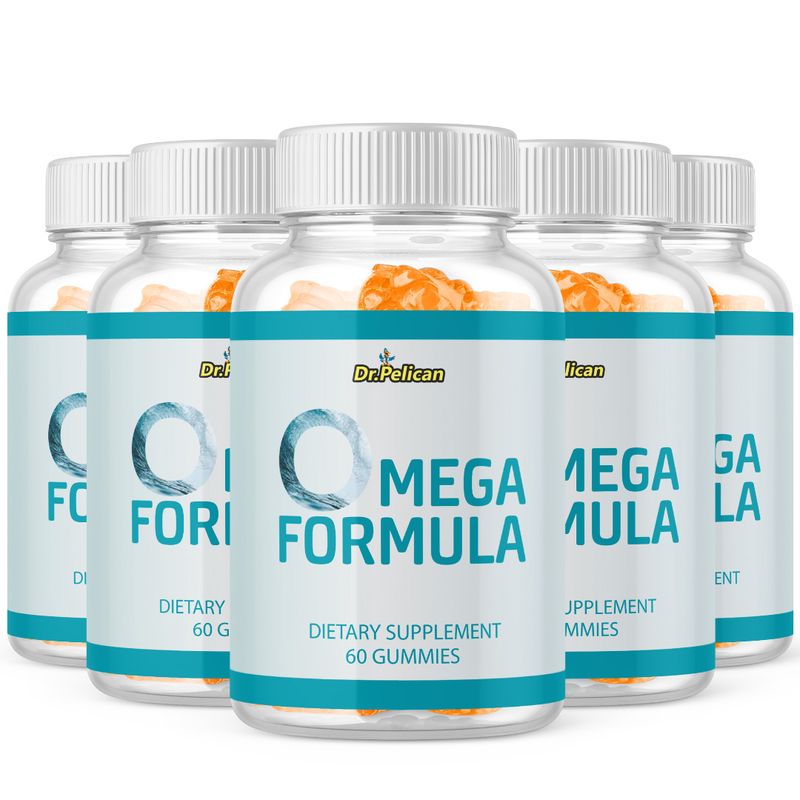 Omega Formula- Heart & Brain Support- 5 Bottles- 300 Gummies - Online ...