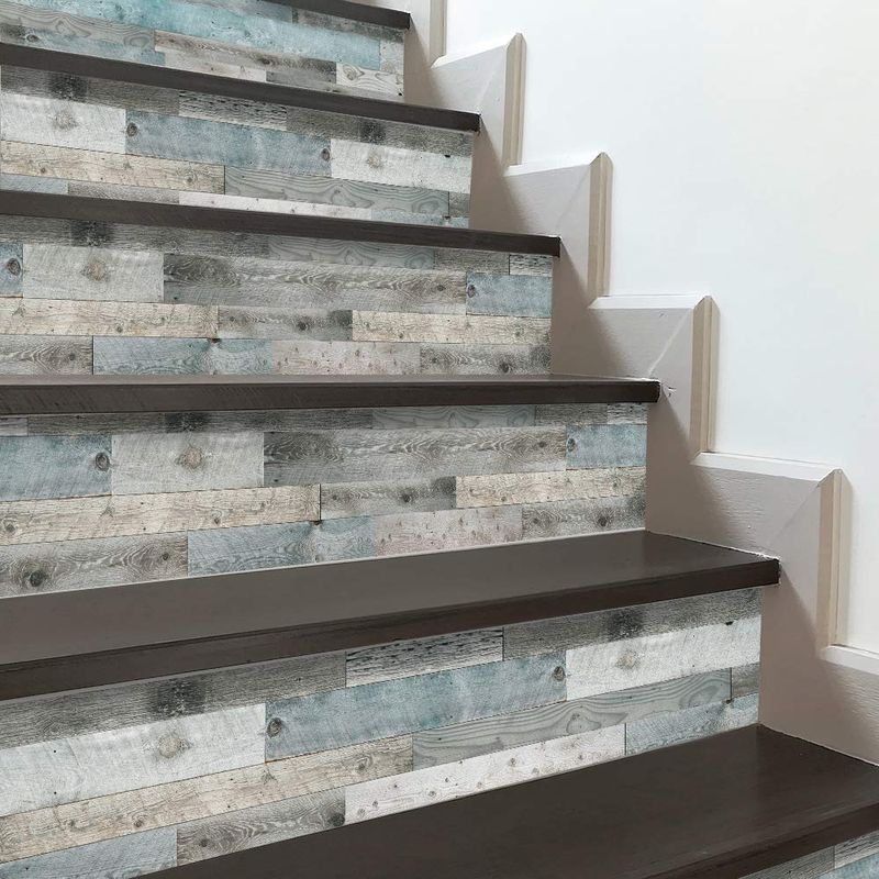 Funlife 13Pcs Stair Riser Decals Self-Adhesive Staircase Steps Stickers ...