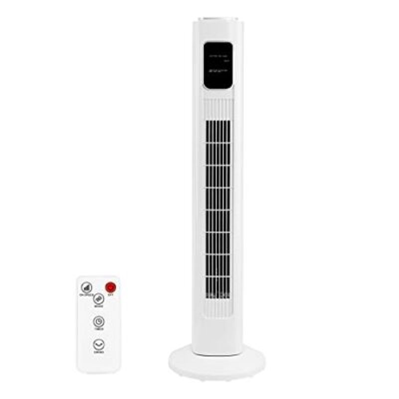 Tower Fan Oscillating Fan Quiet Cooling Remote Control Powerful ...