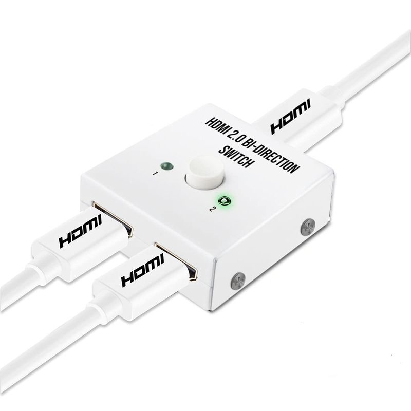 HDMI Switcher, 4K 60HZ HDMI Ver2.0 Selector, 1 Input, 2 Output, 2 Input ...