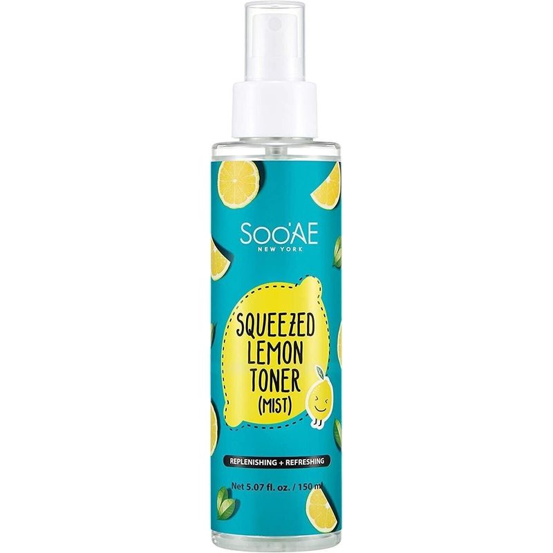 Soo'AE Squeezed Lemon Toner Mist - Facial Toner with Vitamin C, Lemon ...