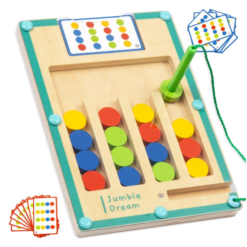 Jumble Puzzle Magnetic Color Matching Toy Game 3+ Montessori and ...
