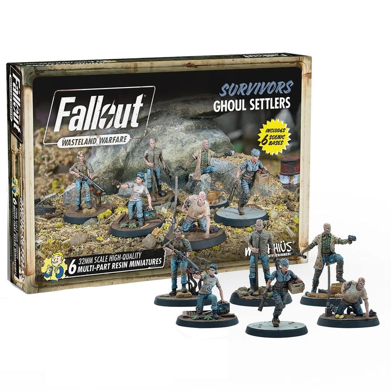 Modiphius Entertainment Fallout Wasteland Warfare: Survivors - Ghoul ...