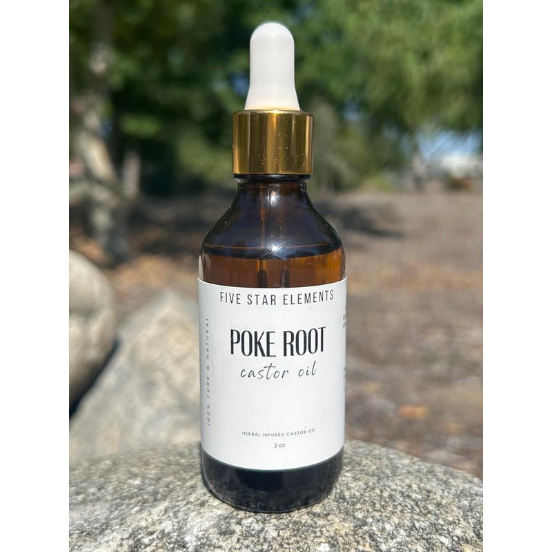 Five Star Elements Poke Root Castor Oil 2oz, Clear - Online Marketplace ...