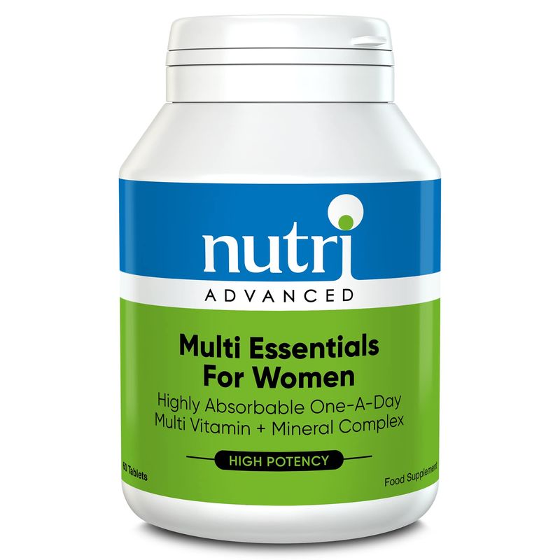Nutri Advanced - Multi Essentials for Women Multivitamin with Iron - Vegetarian and Vegan - 60 ...