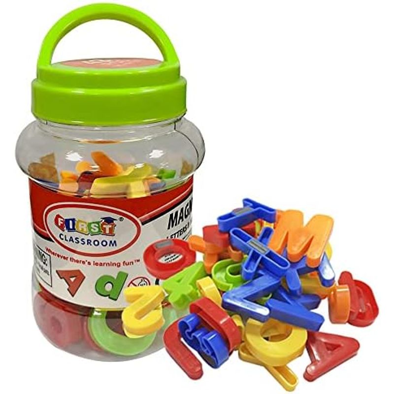 Ram ABC Magnetic Letters 78 Magnetic Letters And Numbers Gift Set Tub ...