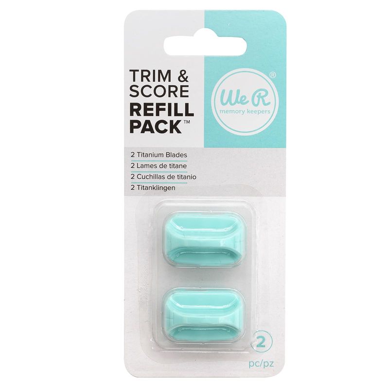 We R Memory Keepers Trimmer & Mat-Trim and Score Refill Blades (2 Piece ...
