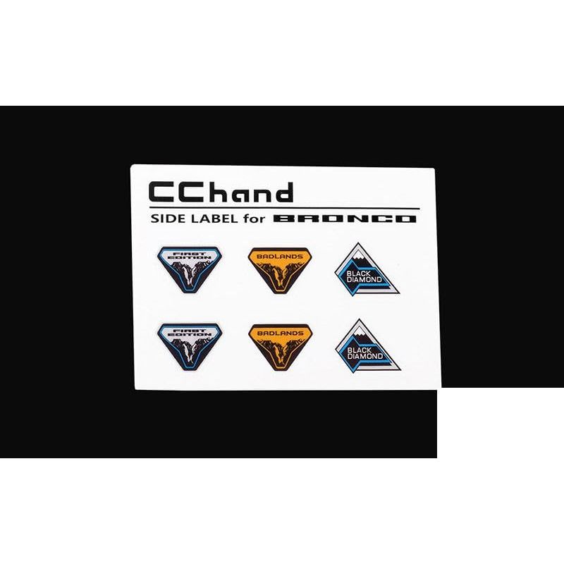 RC4WD Body Decal Set for Traxxas TRX-4 2021 Ford Bronco VVV-C1266 TRX4 ...