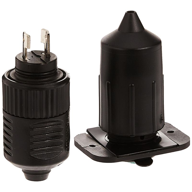 Scotty #2125 12V Downrigger & Puller Receptacle and Plug from Marinco ...