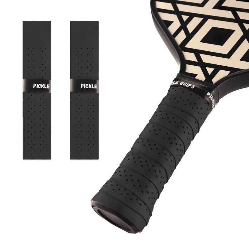 Pickle Grips Pickleball Paddle Grip Tape - Black Overgrip Grip Wrap for ...