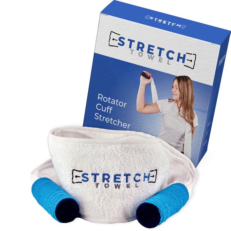 Shoulder Rotator Cuff Stretching Device By Stretch Towel; Physical ...