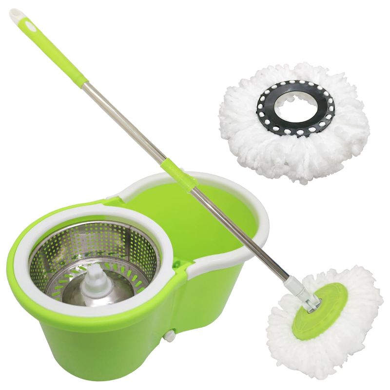 Cleaning and Dewatering Double Rotary Mop Stainless Steel Dehydration ...