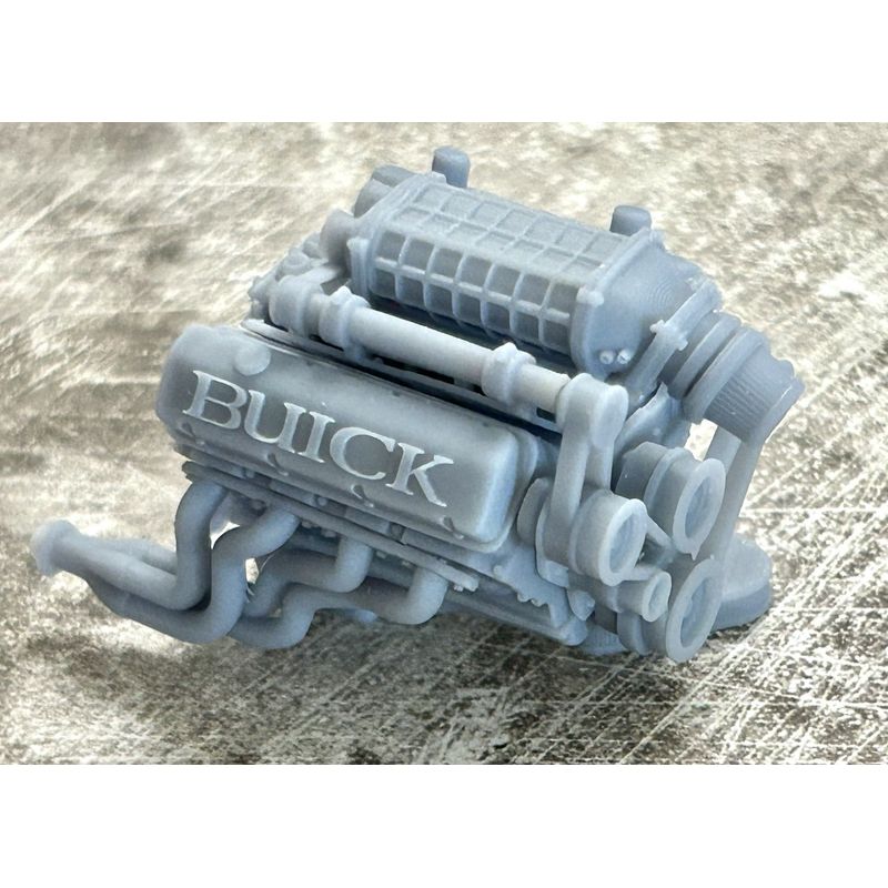 Resin “Buick Supercharged” Big Block Engine for scale model cars, 1/24 ...