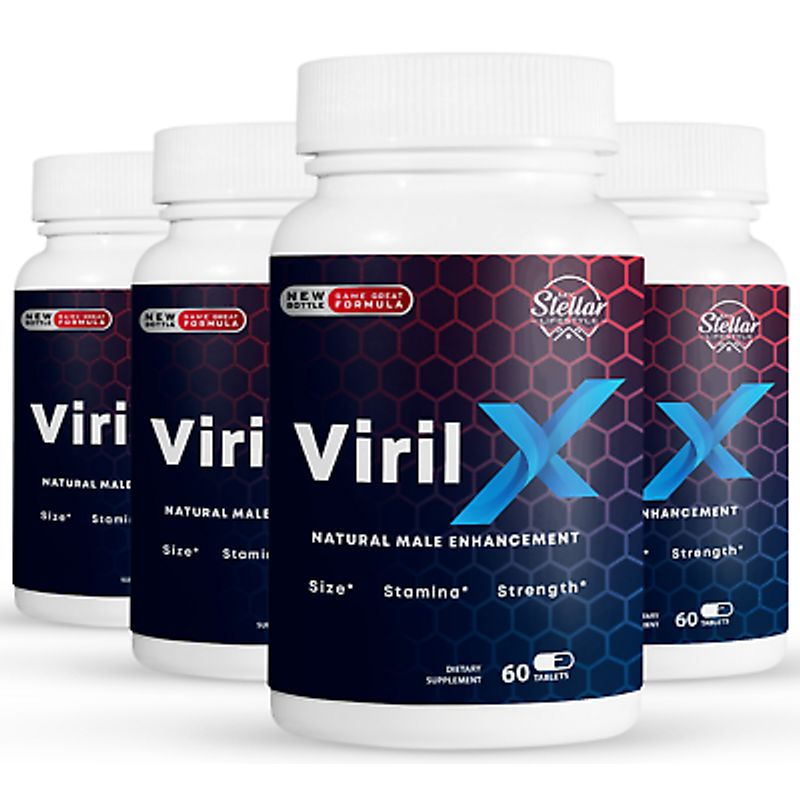 4 Pack Viril X, performance booster for men increases blood flow-60 Tablets x4 - Online ...