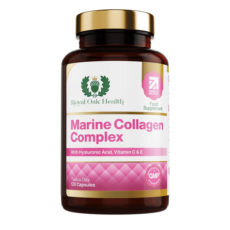 Marine Collagen Complex – 120 Hydrolyzed Fish Collagen Capsules ...
