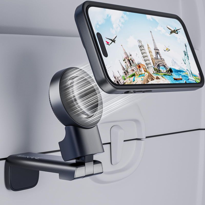 MiiKARE Airplane Travel Essentials Phone Holder for Magsafe, Universal ...