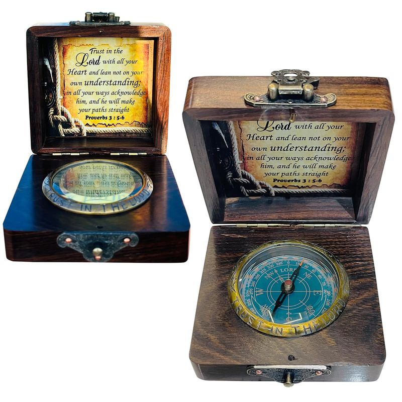 Trust in The Lord with All Your Heart -Proverbs 3: 5-6 Quote Engraved ...