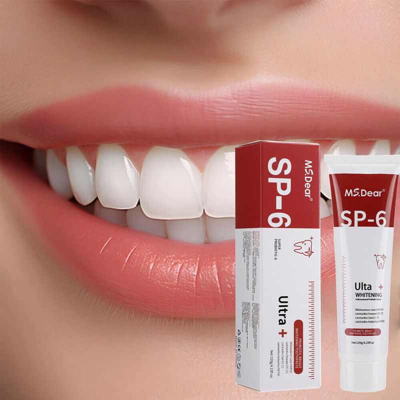 Probiotic SP-6 Toothpaste, Sp-6 Ultra Whitening Brightening Toothpaste ...