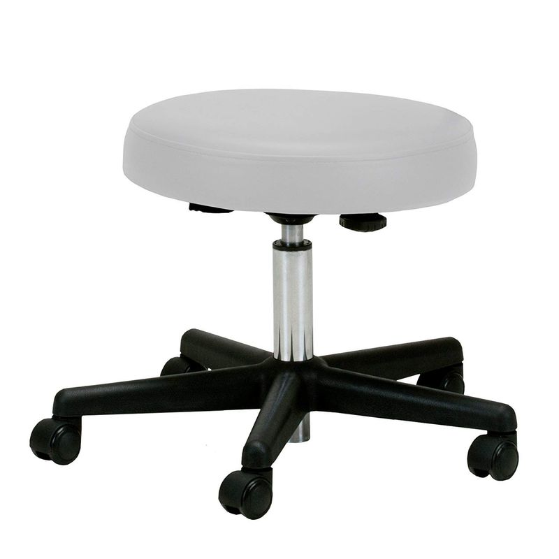 EARTHLITE Pneumatic Massage Therapist Stool - Rolling Massage Stool ...