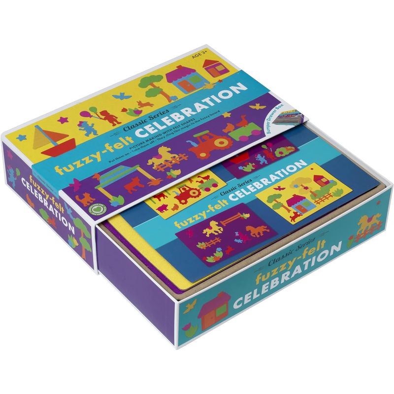 iTrend Fuzzy Felt Retro Celebration Box Story Board Set - Educational ...