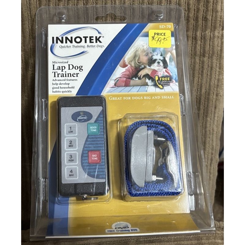 Innotek Microsized Lap Dog Trainer SD-70 w/DVD Small and Big Dogs ...