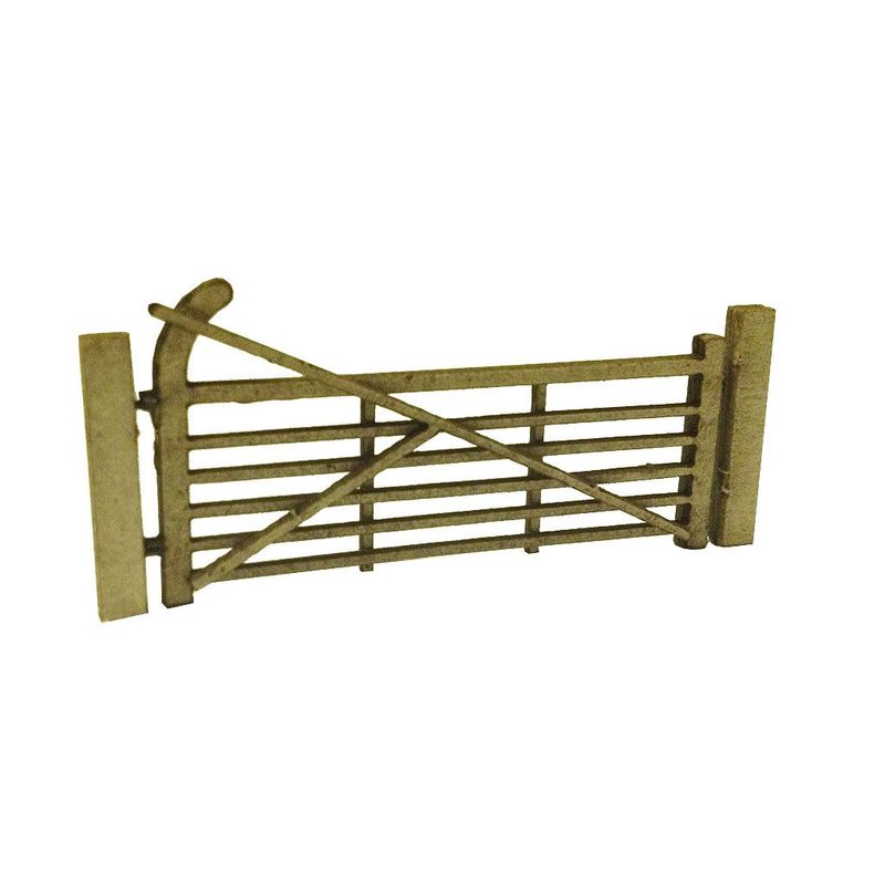 Laser Cut Arch Top Five Bar Gates & Posts For Model Railway (Pack Of 3 ...