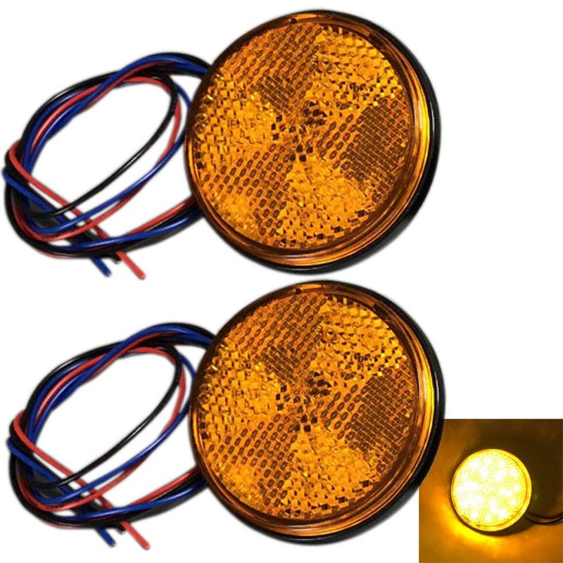 Discover winds LED Reflector 24V Reflector Double Luminous Trailer Side ...