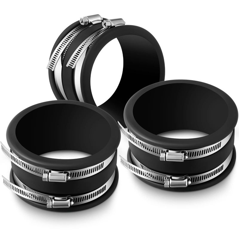 Minatee Dust Control Flex Cuffs with Stainless Steel Hose Clamps ...
