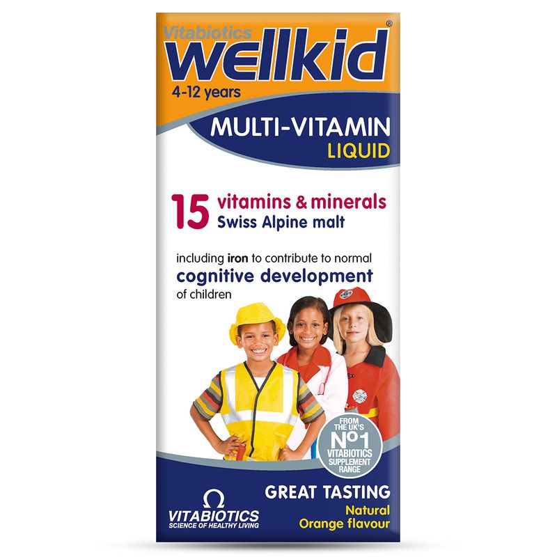 Wellkid Vitabiotics Multivitamin Liquid, 150 ml - Online Marketplace ...