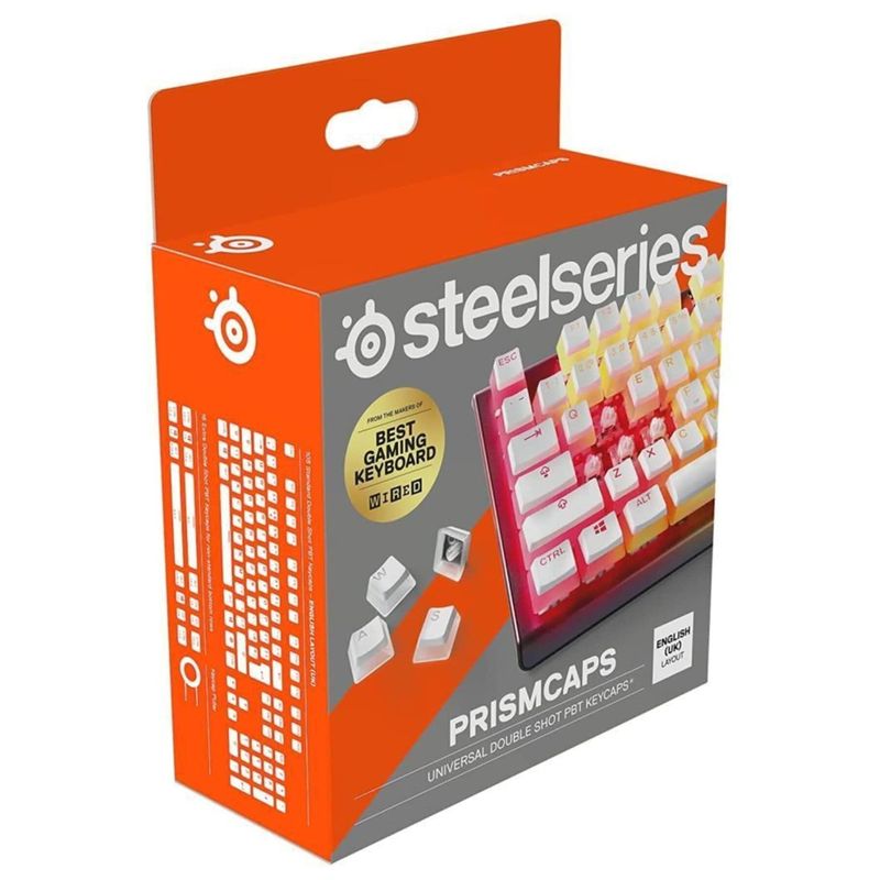 SteelSeries PrismCaps – Double Shot Pudding-style Keycaps – Durable PBT ...