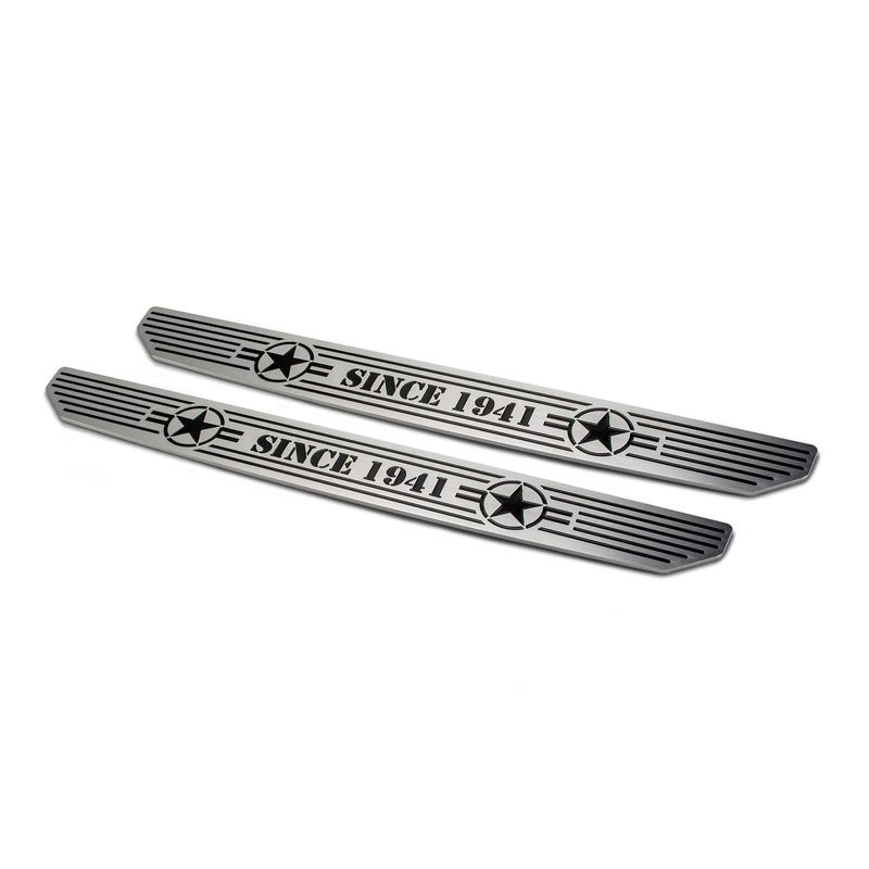 DV8 Offroad Door Sill Plates for 2018-2022 Wrangler JL and 2020-2022 ...